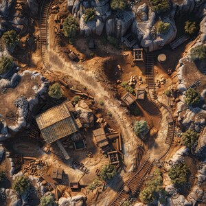 Western Battlemaps Bundle for Rpg,maps for Dungeons & Dragons,dnd ...