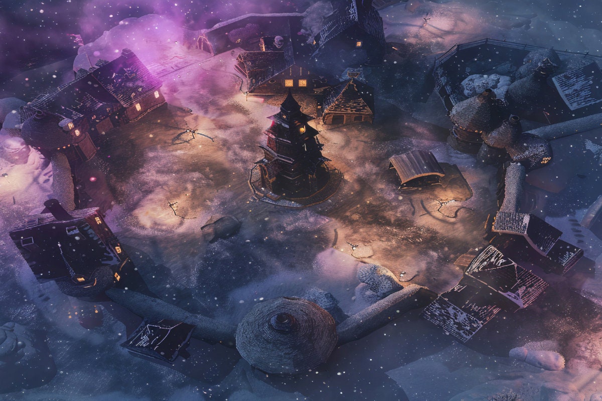 Winter Battlemaps Dnd: Digital RPG Maps Bundle for Dungeons and Dragons ...
