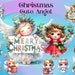 Christmas Cute Little Angel PNG, Little Angel Graphic,christmas Clipart ...