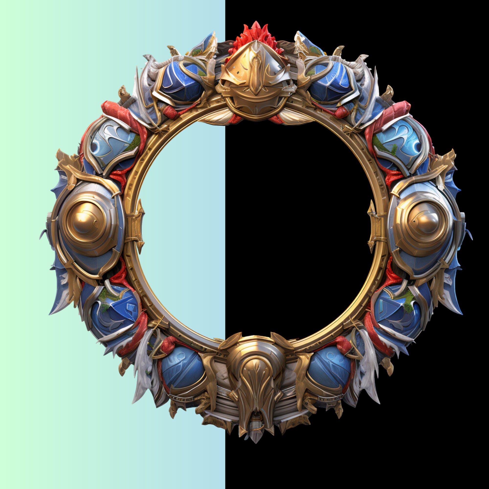 Knight Token Border Frame Dnd | Digital Token for Dnd, Foundry VTT ...