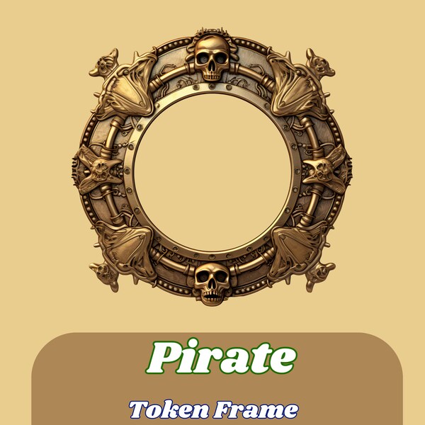 Mercenary Token Border Frame Dnd Digital Token for Dnd, Foundry VTT ...