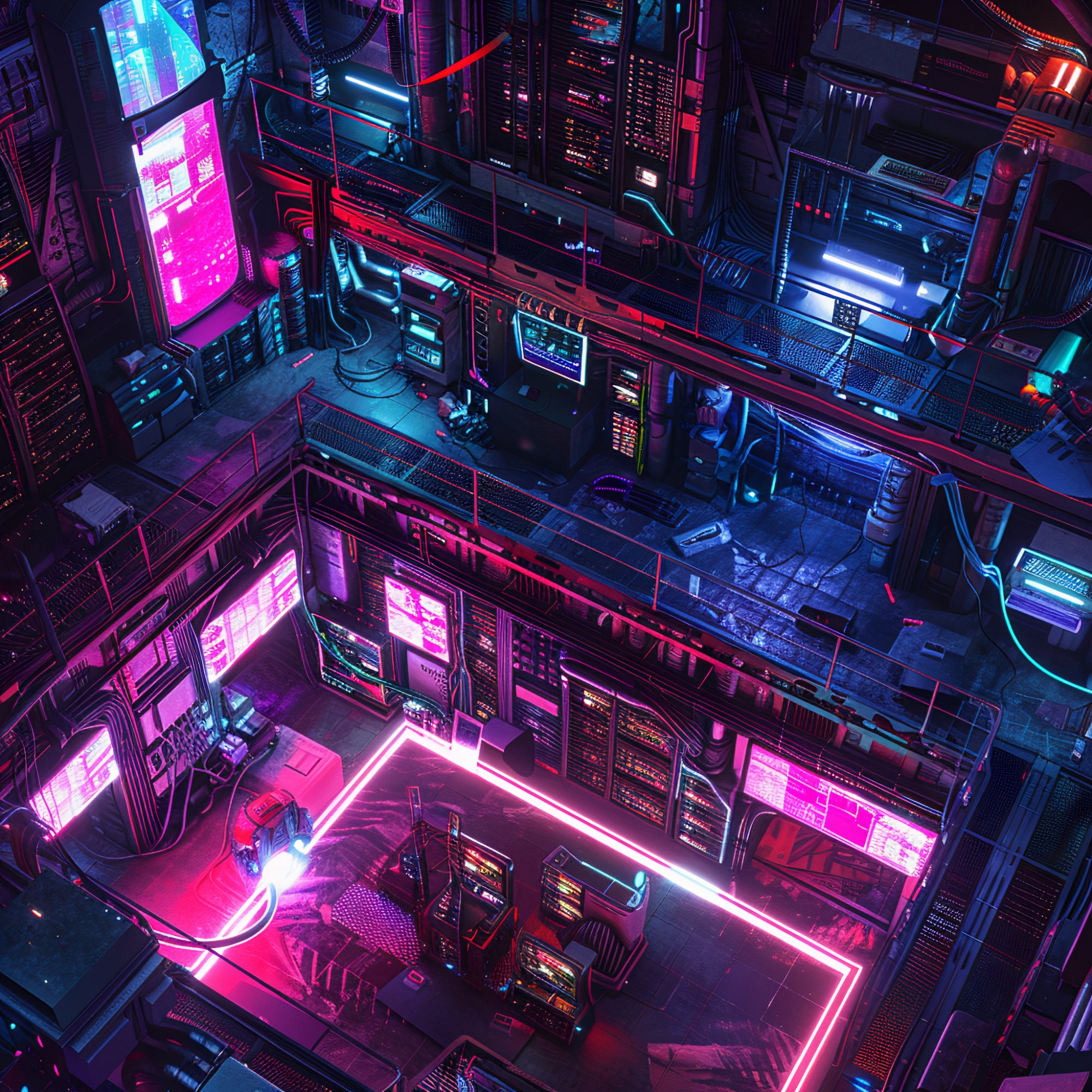 Cyberpunk Battlemaps Bundle for Rpg,maps for Dungeons & Dragons ...