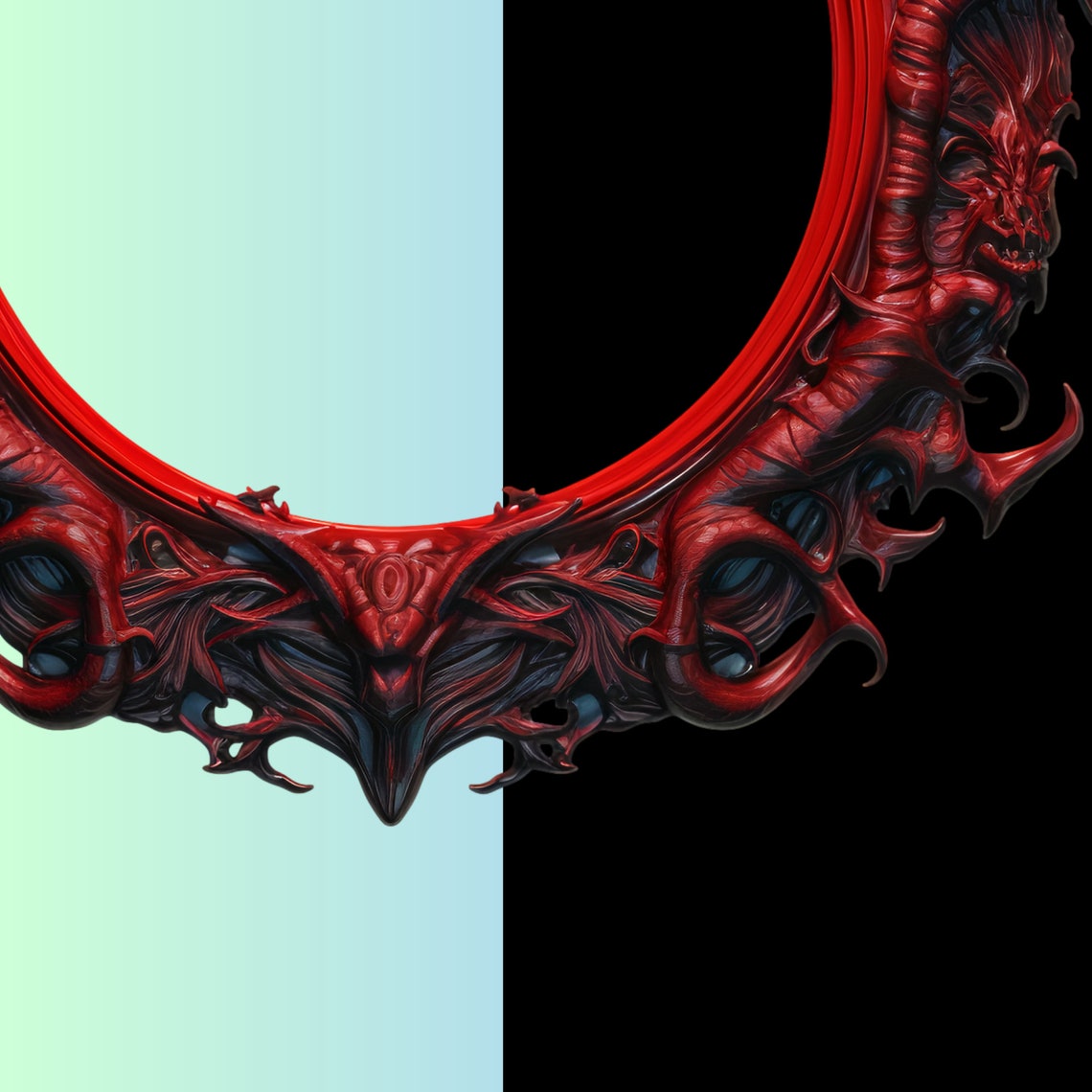 Demon Token Border Frame Dnd | Digital Token for Dnd, Foundry VTT ...