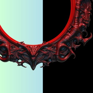 Demon Token Border Frame Dnd | Digital Token for Dnd, Foundry VTT ...