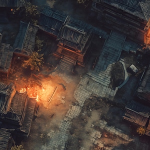 250 Japanese Themed RPG Battle Maps Bundle,dnd Maps and 90 Tokens for ...