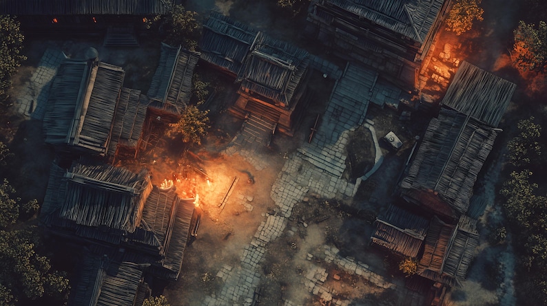 250 Japanese Themed RPG Battle Maps Bundle,dnd Maps and 90 Tokens for ...