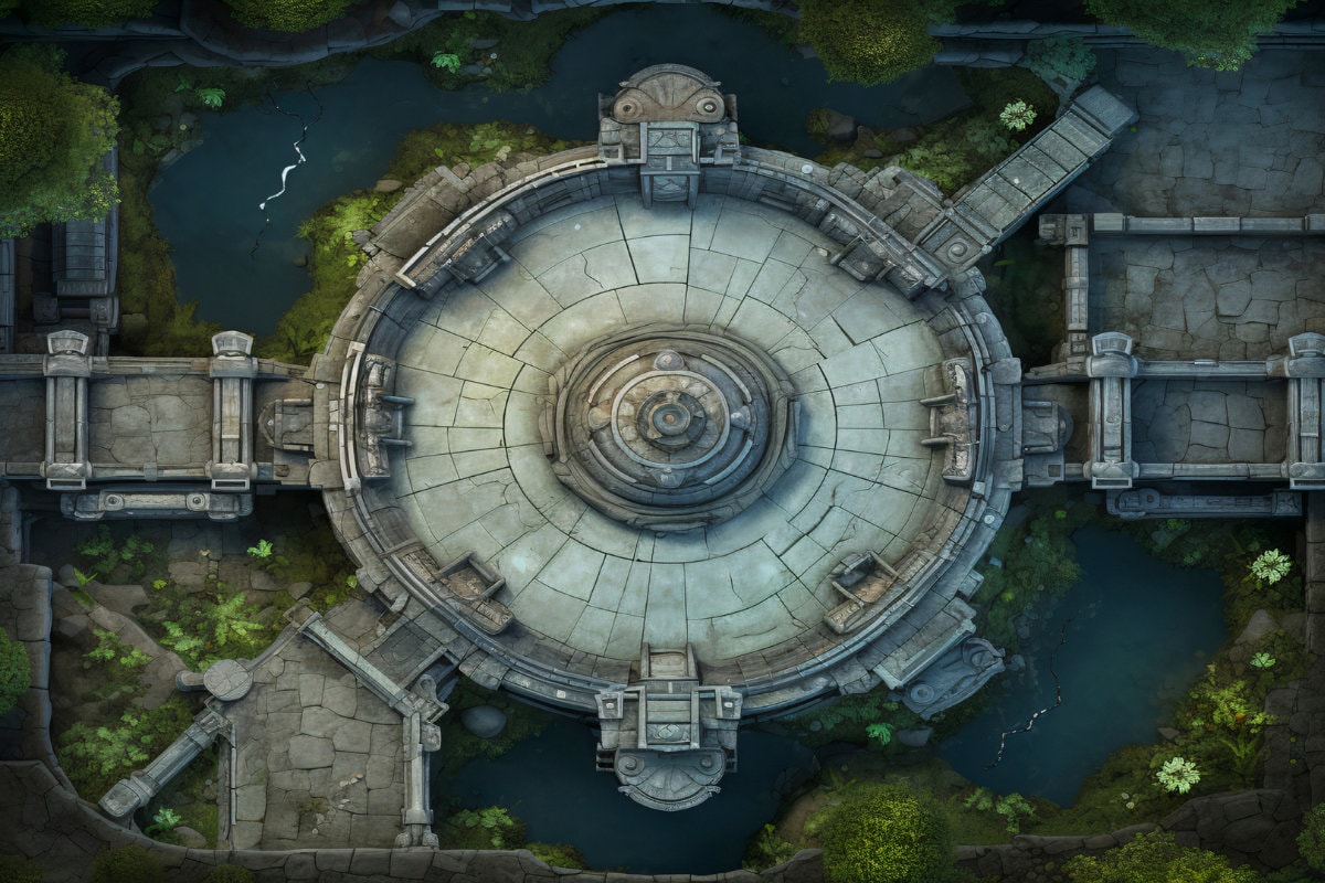 100 Elven Battle Maps Bundle Dungeons & Dragons 16:9 Top-down and ...