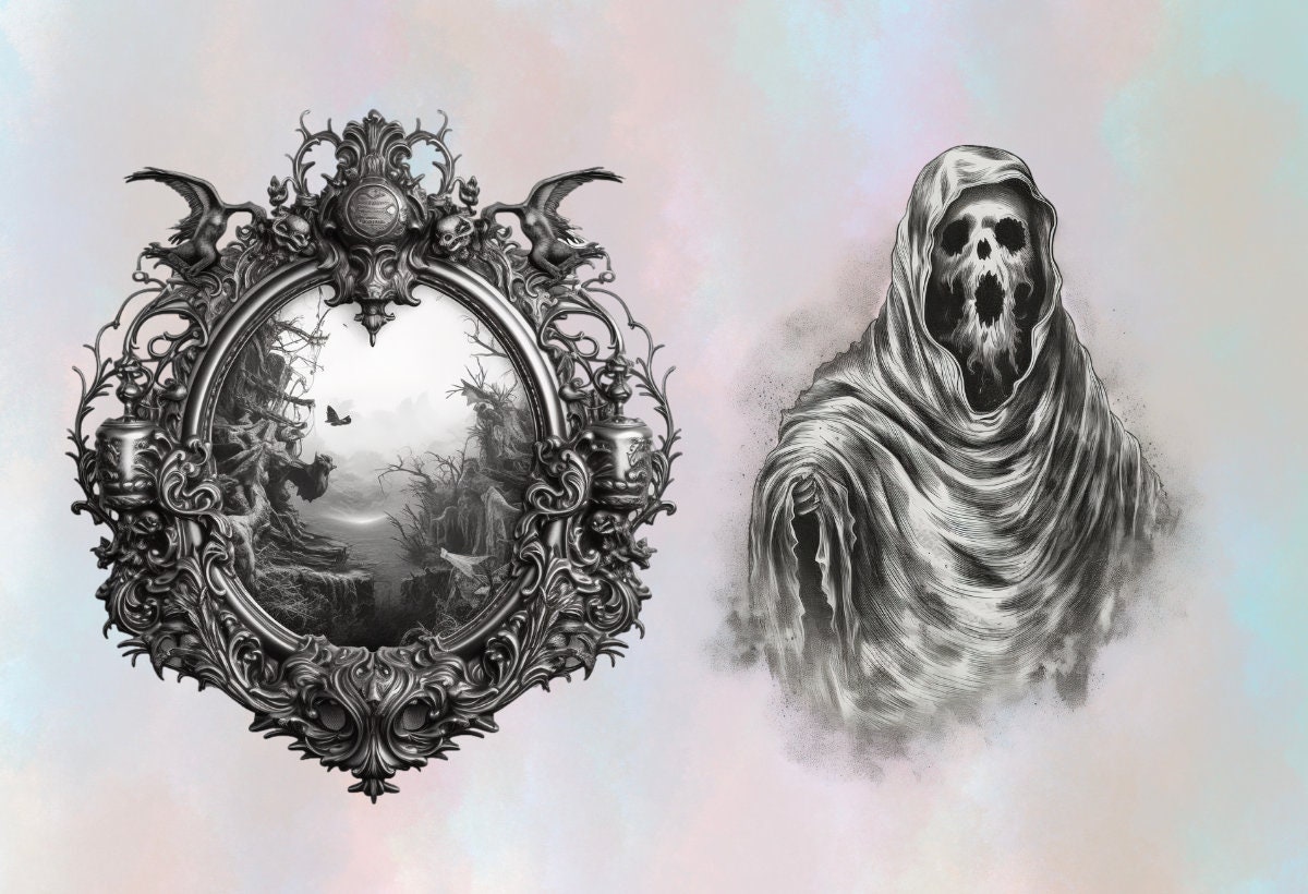 Creepy Halloween Png Clipart,spooky Holiday Graphics, Scary Halloween ...