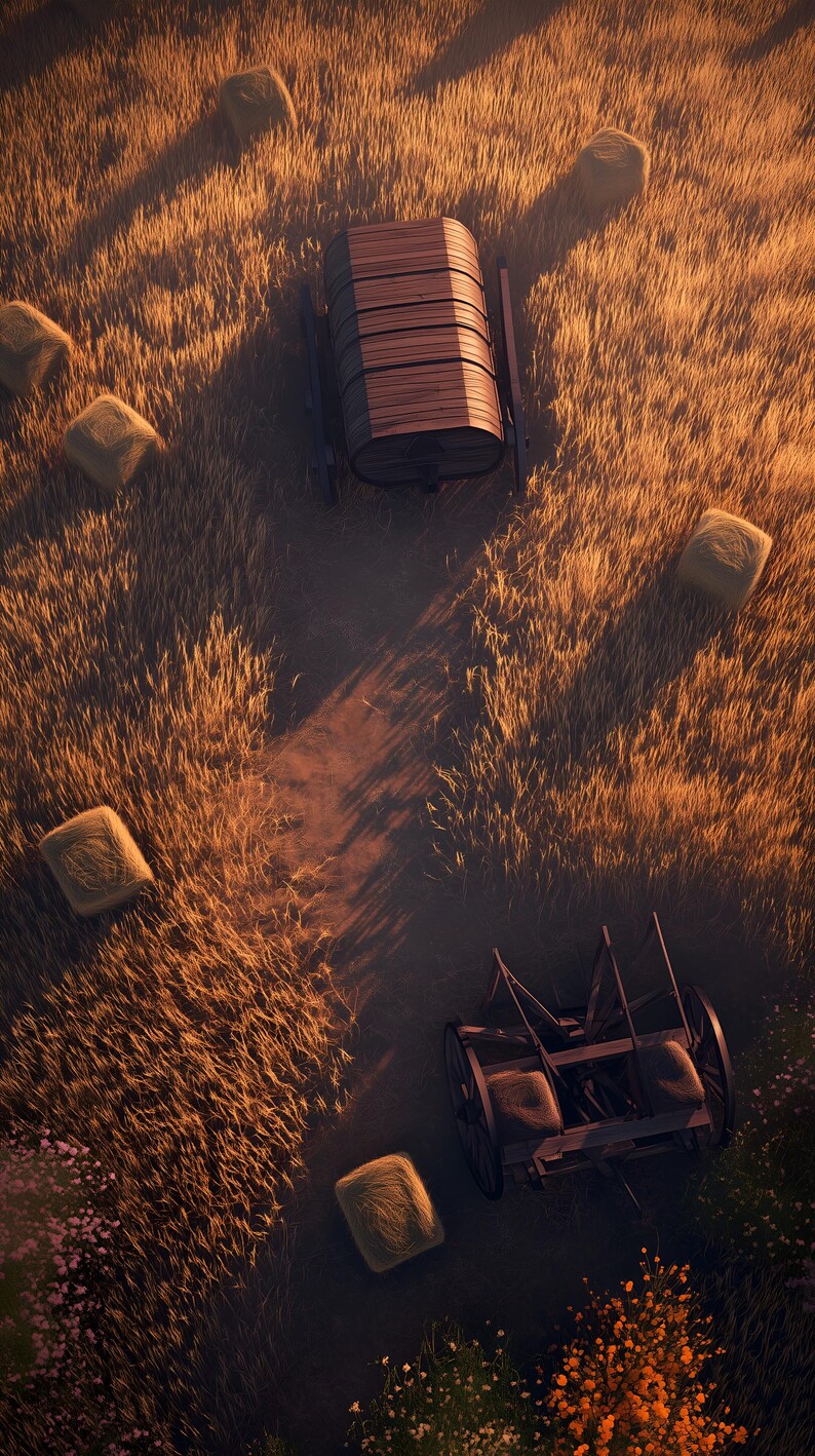 Abandoned Farm Battle Map, Rural Countryside TTRPG Map for Dnd, Virtual ...