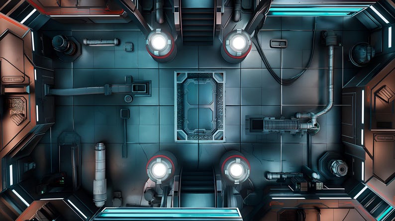 Research Lab Battle Maps for TTRPG and VTT - Sci-fi Dnd Maps Collection ...