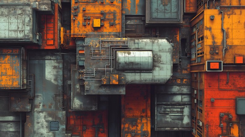15 Cyberpunk Roof Top Battle Maps for Dnd and RPG – Sci-fi Digital Map ...