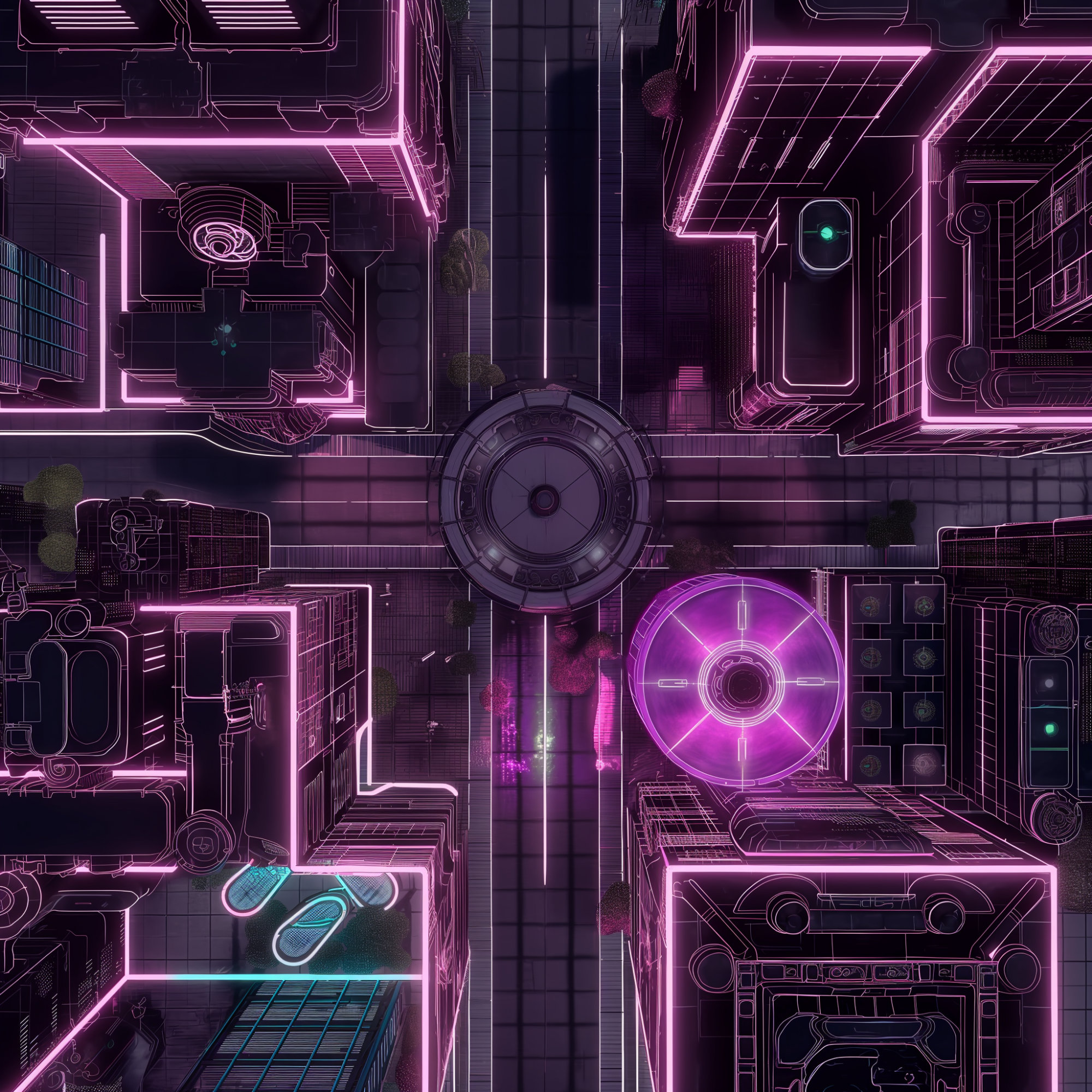 Cyberpunk Battlemaps Bundle for Rpg,maps for Dungeons & Dragons,cyberpunk Battle Maps,dnd Battle ...