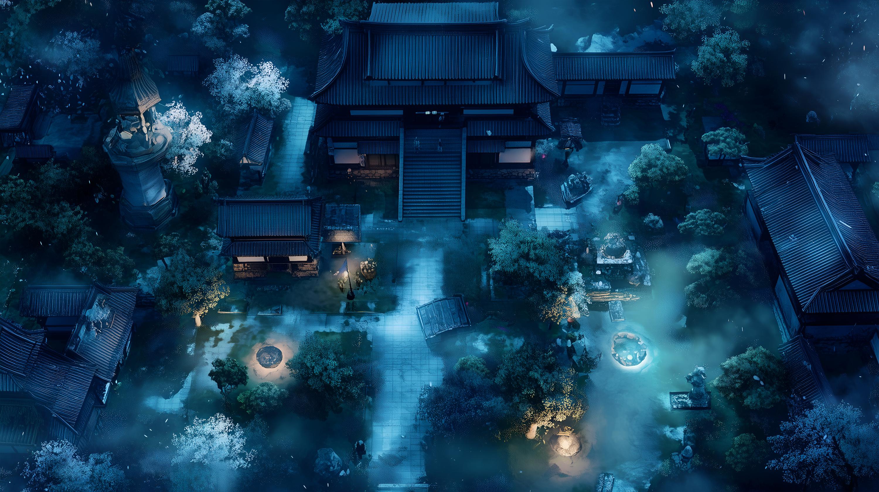 250 Japanese Themed RPG Battle Maps Bundle,dnd Maps and 90 Tokens for ...
