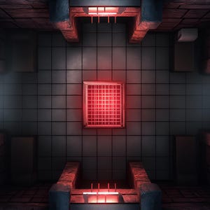 10 Cyberpunk Prison Battle Maps for Dnd and RPG – Sci-fi Digital Map ...