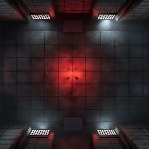 10 Cyberpunk Prison Battle Maps for Dnd and RPG – Sci-fi Digital Map ...