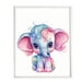 Elephant,baby Rainbow Elephants Clipart Png,digital Download,commercial ...