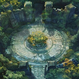 Forest Fantasy Battlemaps for D&d,digital RPG Maps,enchanted Woodland ...