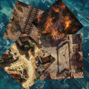 Western Battlemaps Bundle for Rpg,maps for Dungeons & Dragons,dnd ...