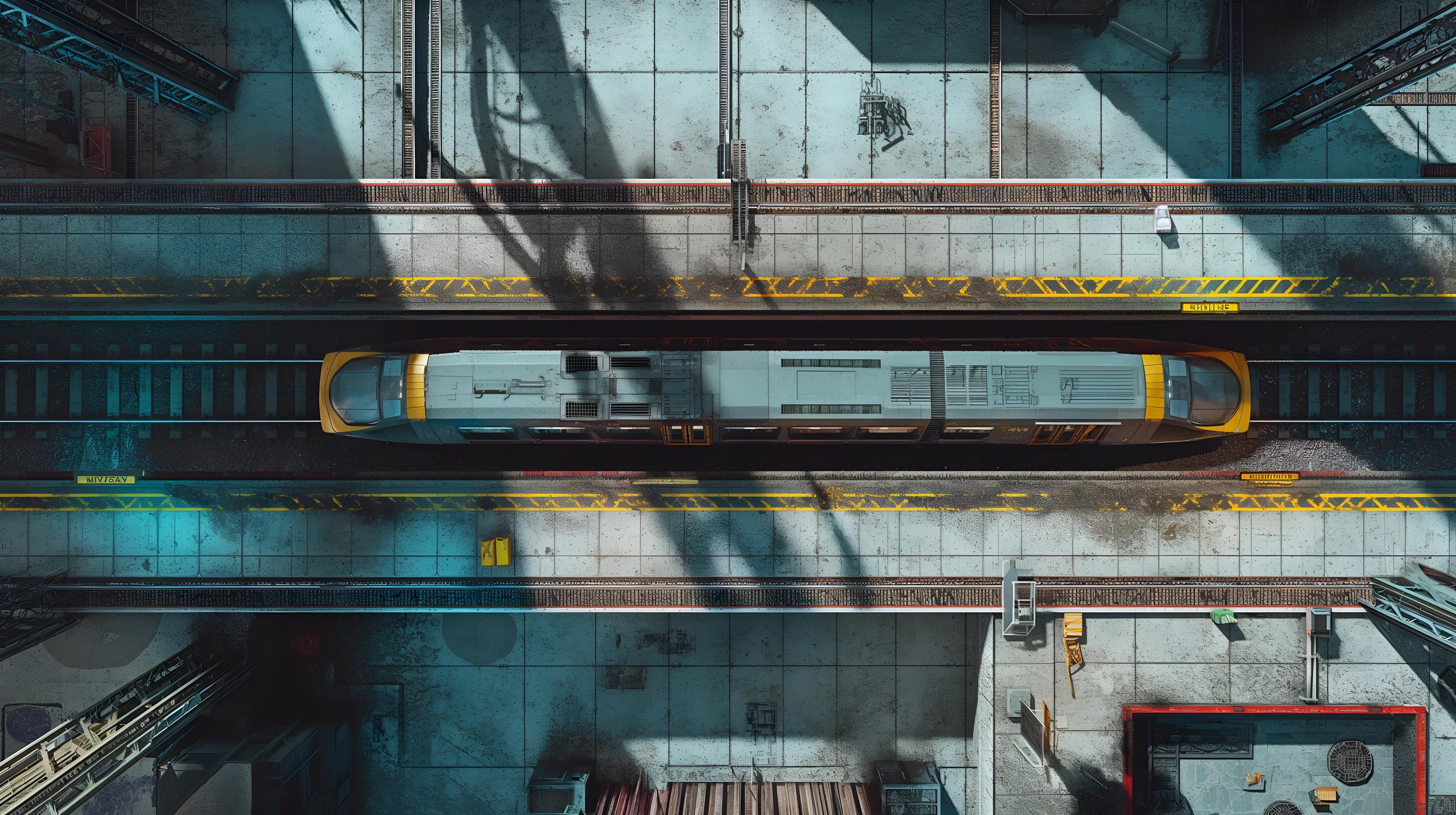 37 Cyberpunk Train Station Battle Maps for Dnd and RPG – Sci-fi Digital ...