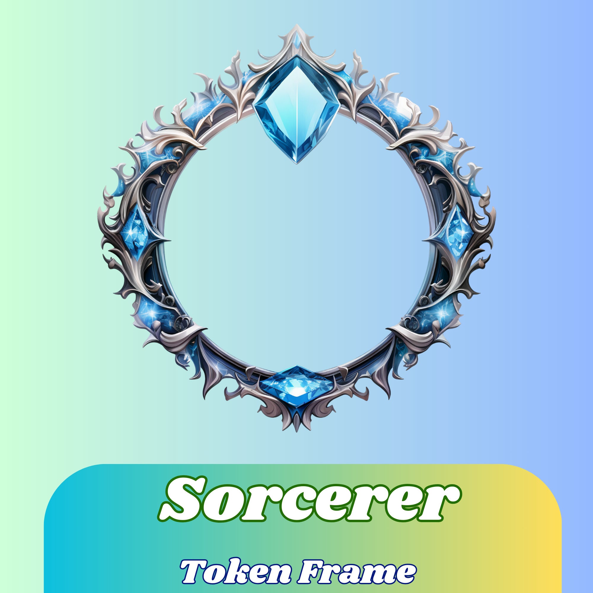 Sorcerer Token Border Frame Dnd | Digital Token for Dnd, Foundry VTT ...
