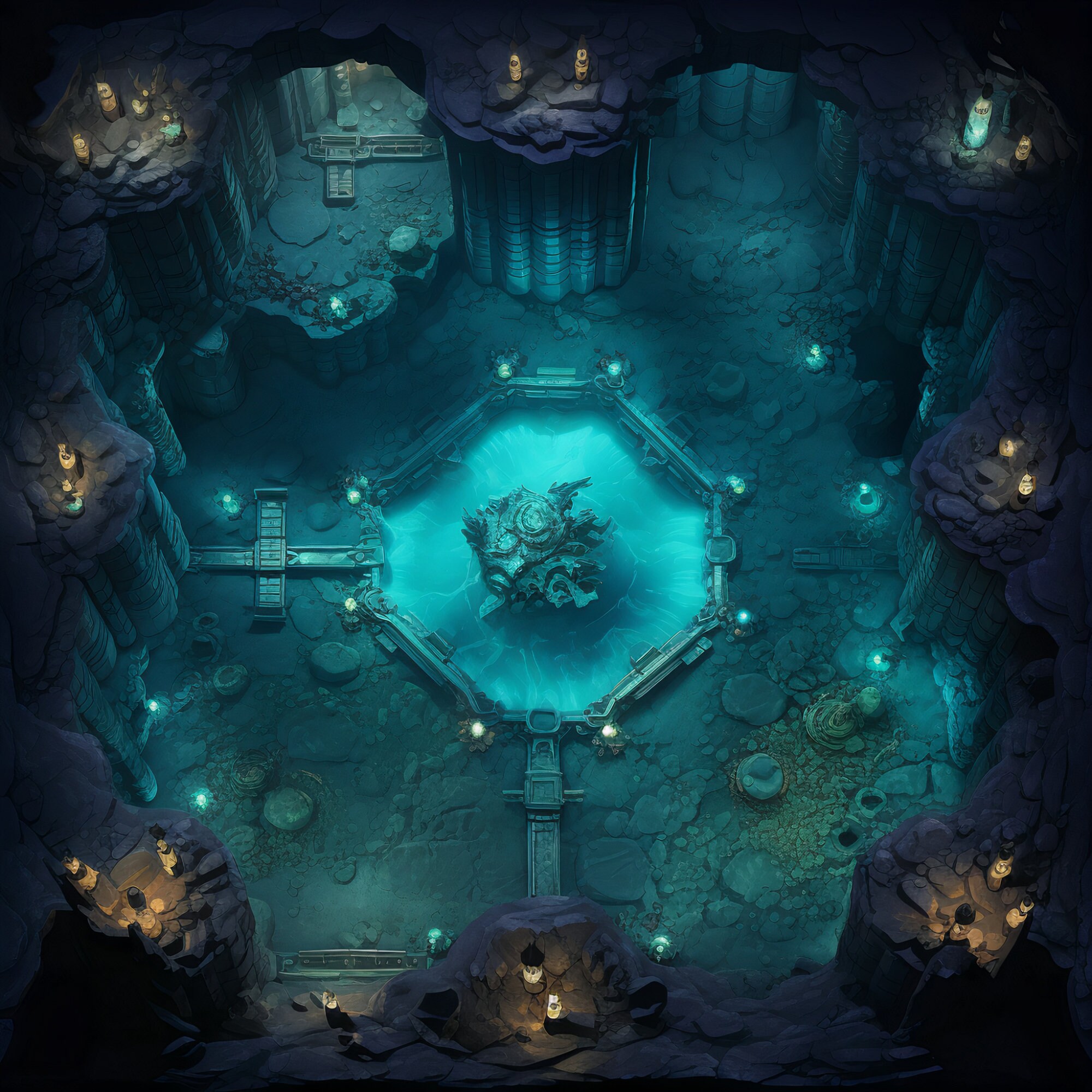 190 Epic Battle Arena Maps Bundle for RPG - Dungeons & Dragons, Dnd ...