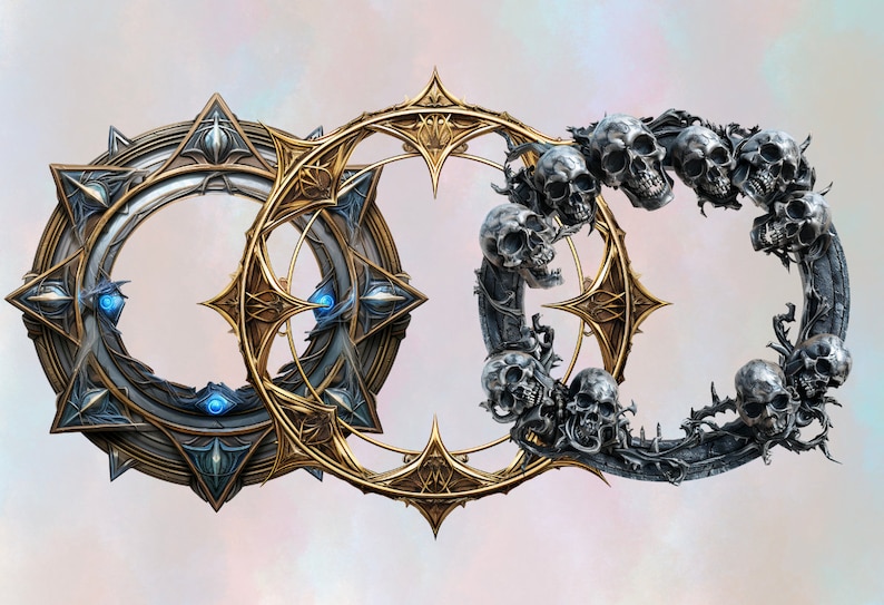 Border Frame Bundle Dnd Token Digital Token for Dnd, Foundry VTT ...