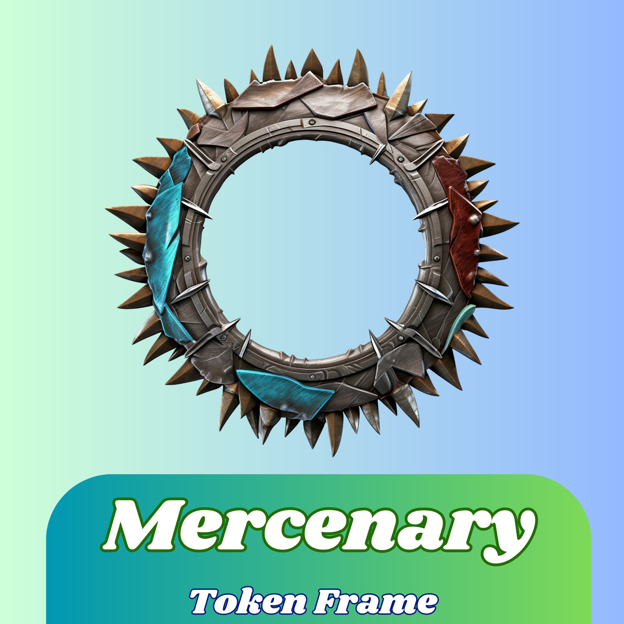 Mercenary Token Border Frame Dnd | Digital Token for Dnd, Foundry VTT ...