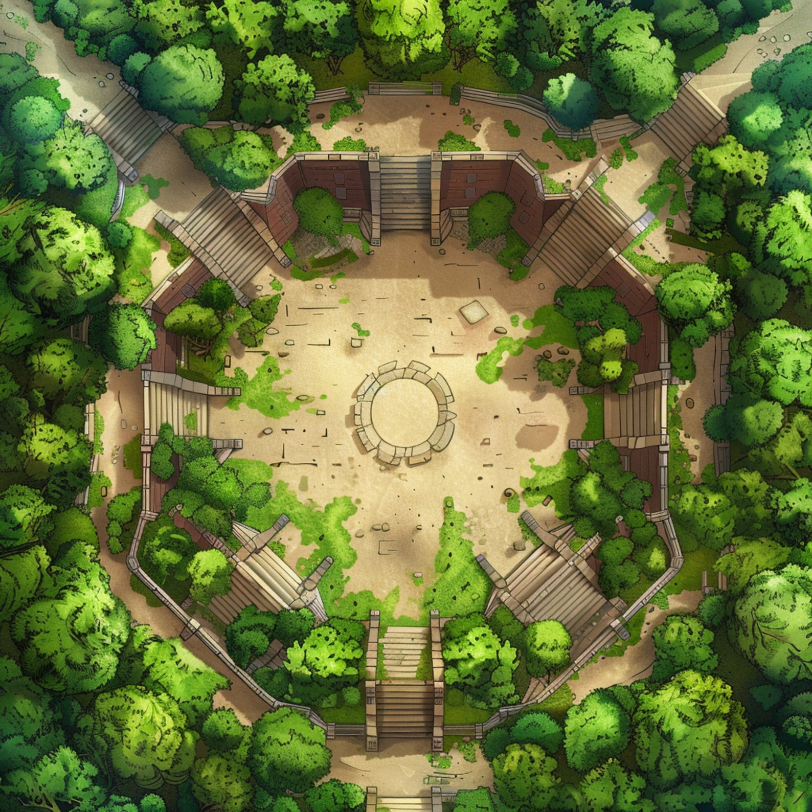 190 Epic Battle Arena Maps Bundle for RPG - Dungeons & Dragons, Dnd ...