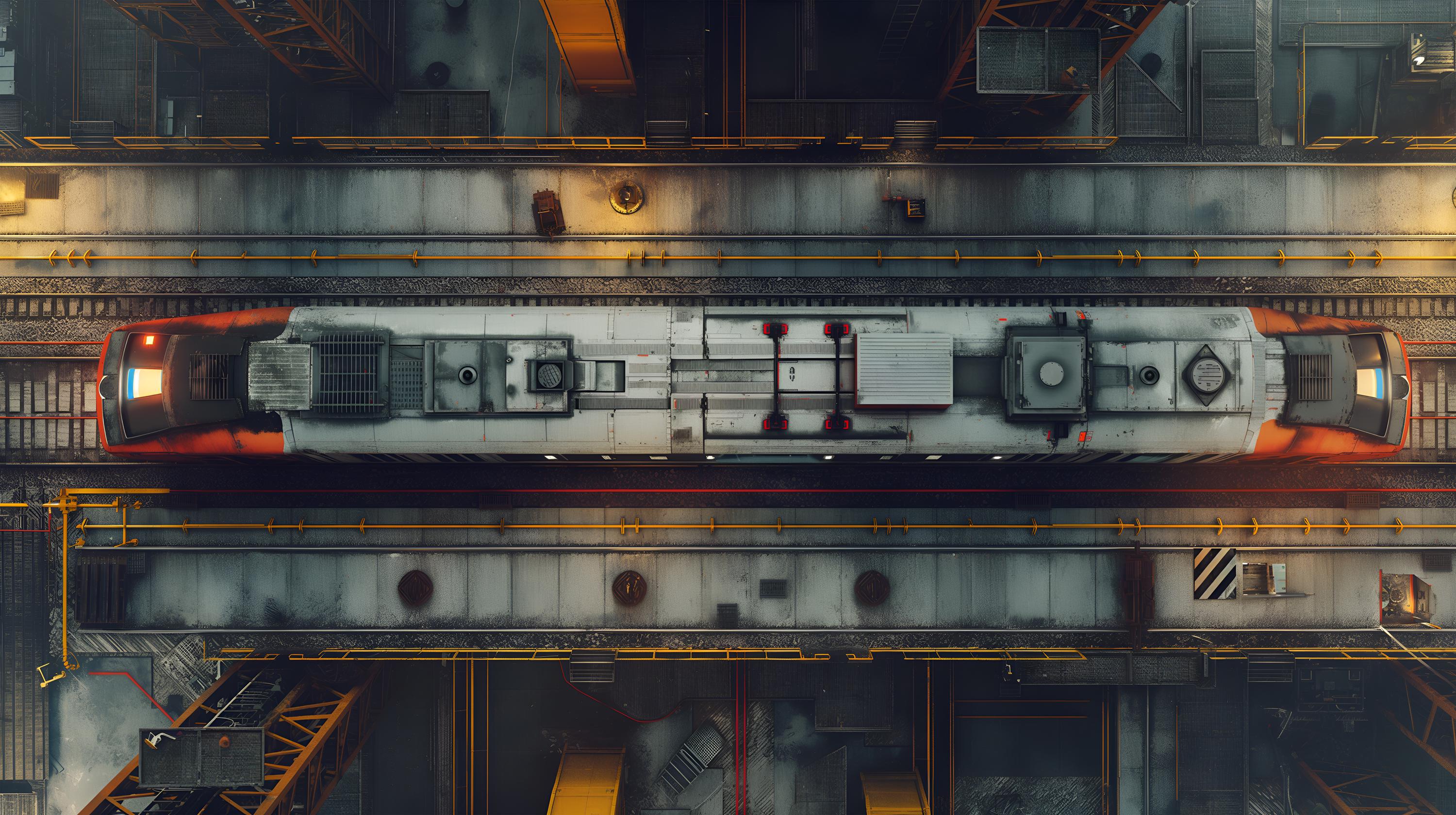 37 Cyberpunk Train Station Battle Maps for Dnd and RPG – Sci-fi Digital ...