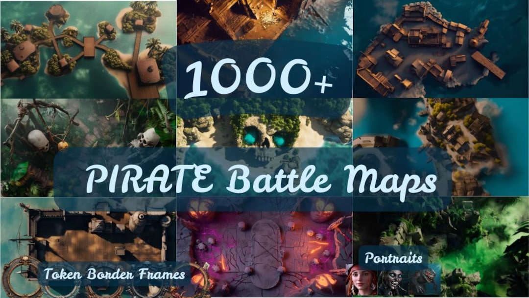 1000+ Pirate Battle Maps for Dnd RPG | Island Adventures, Shipwrecks ...