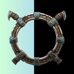 Barbarian Token Border Frame Dnd | Digital Token for Dnd, Foundry VTT ...