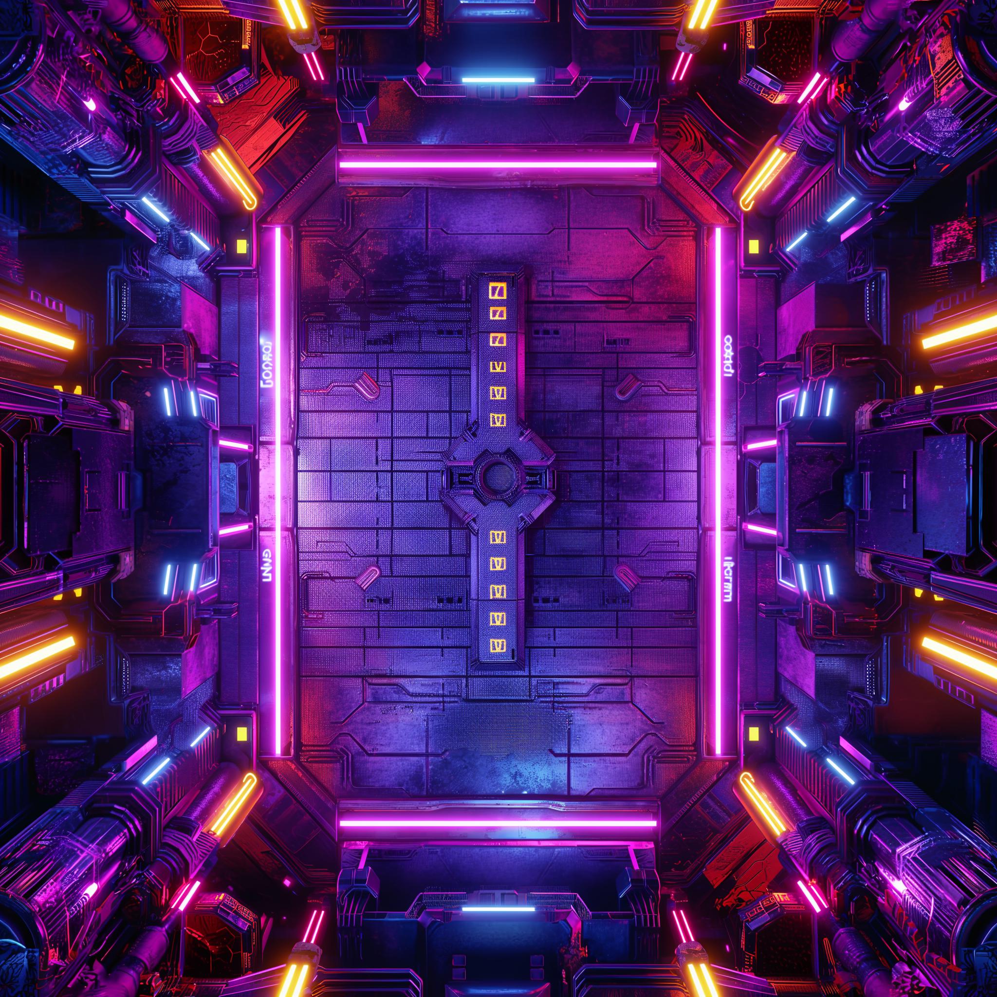 Cyberpunk Arena Battlemap Bundle for Rpg,maps for Dungeons & Dragons ...