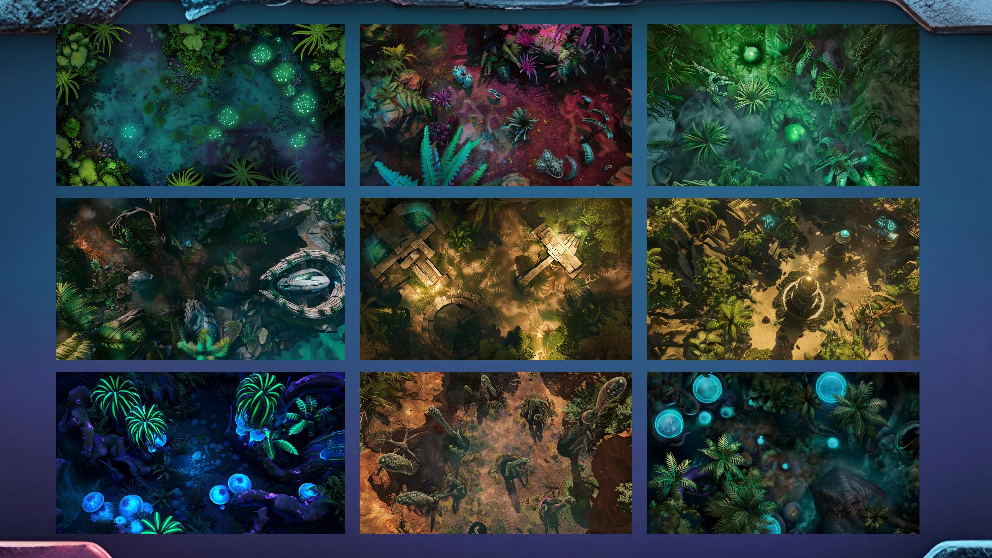 Sci-fi Battle Maps Bundle for TTRPG ,dnd Maps Bundle,sci-fi RPG ...
