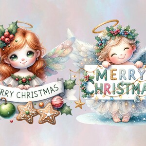 Christmas Cute Little Angel PNG, Little Angel Graphic,christmas Clipart ...
