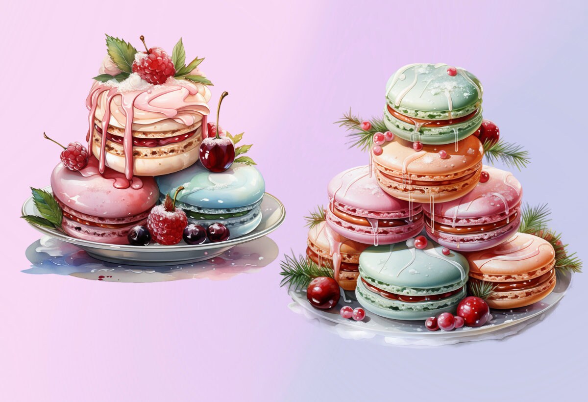 Christmas Macaroons Cookie Clipart Png,macaroons, Cookie, PNG Clipart ...