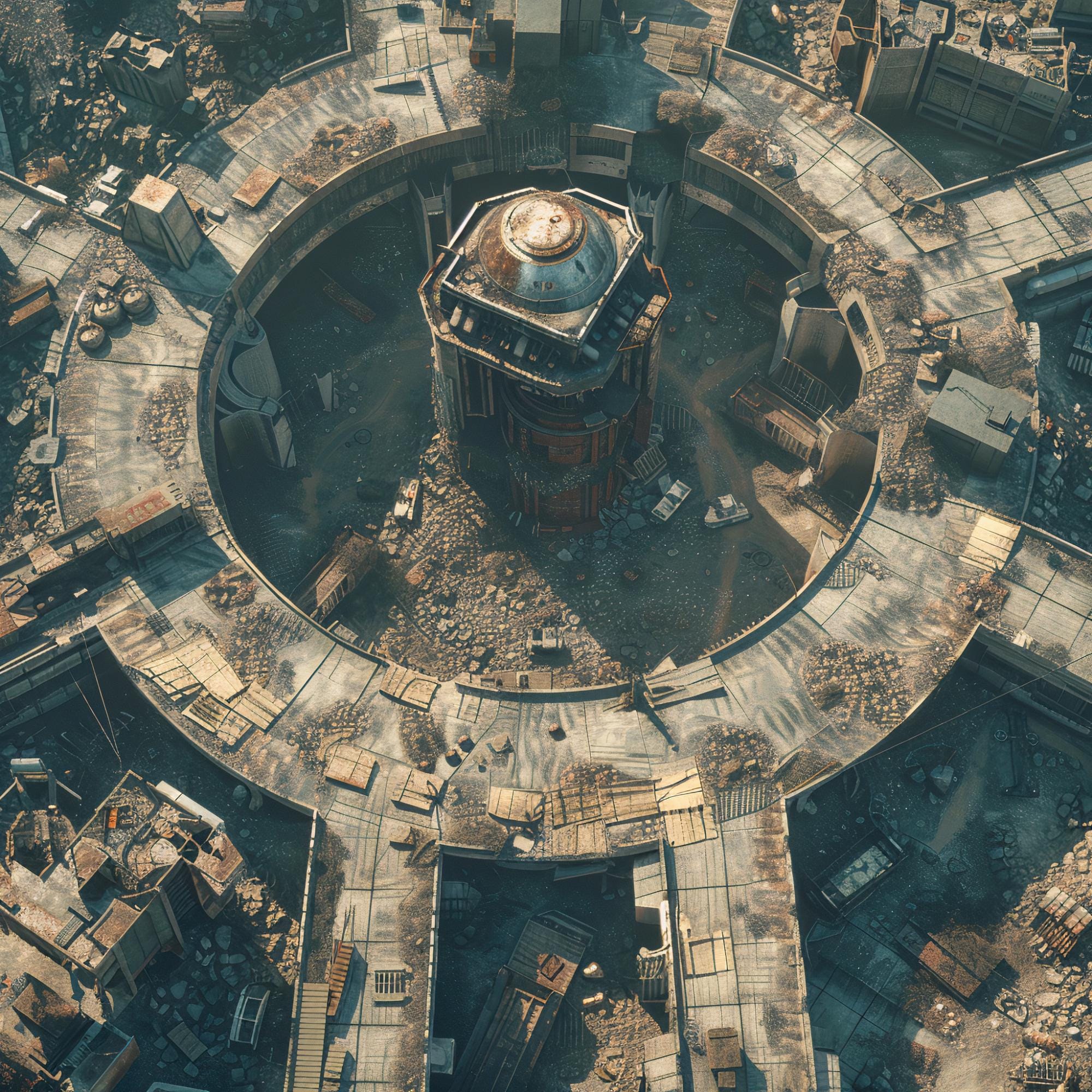 Post Apocalyptic World Battlemaps Bundle for Rpg,maps for Dungeons ...