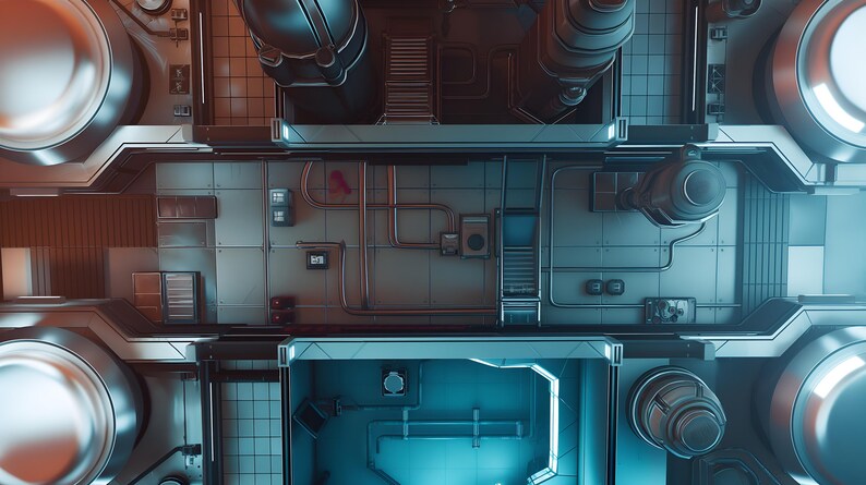 Research Lab Battle Maps for TTRPG and VTT Sci-fi Dnd Maps Collection ...