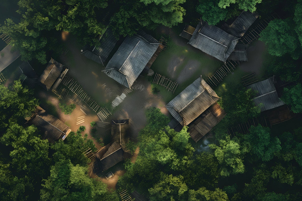 Japanese Themed RPG Battle Maps Bundle ,digital RPG Maps for Commercial ...