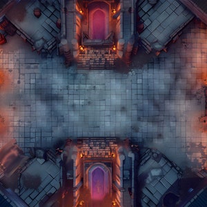 Castle Battlemaps Bundle for Rpg,maps for Dungeons & Dragons,battle Map ...