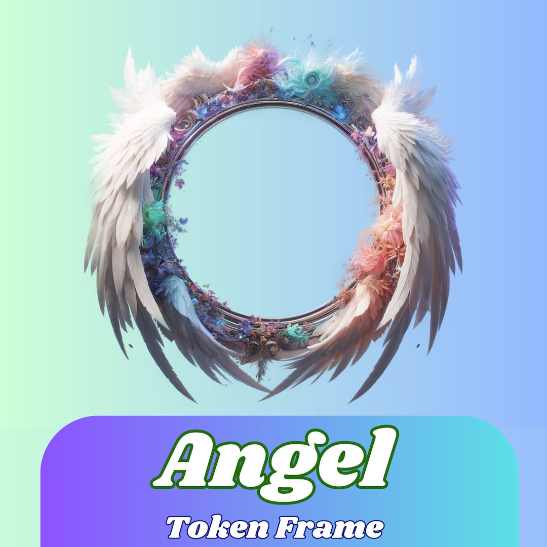Angel Token Border Frame Dnd | Digital Token for Dnd, Foundry VTT ...