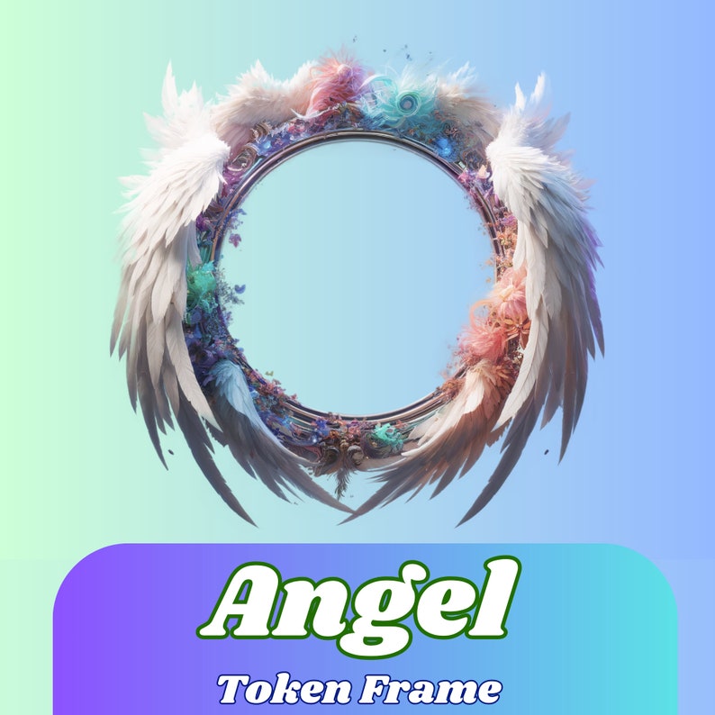 Angel Token Border Frame Dnd | Digital Token for Dnd, Foundry VTT ...