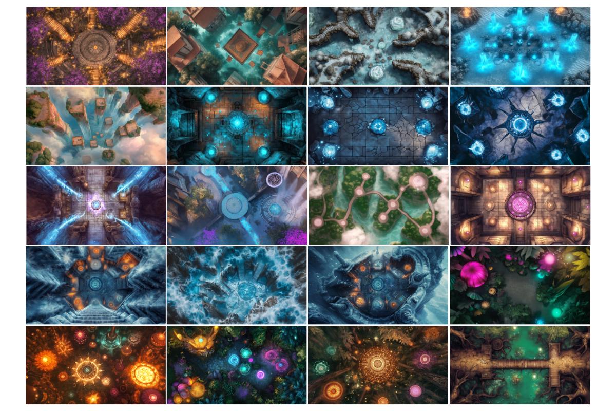 420+ Magical Battle Maps: Digital RPG Maps With Commercial Use Rights ...