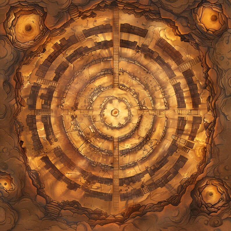 Desert Battle Map Bundle for Rpg,maps for Dungeons & Dragons, Battle ...