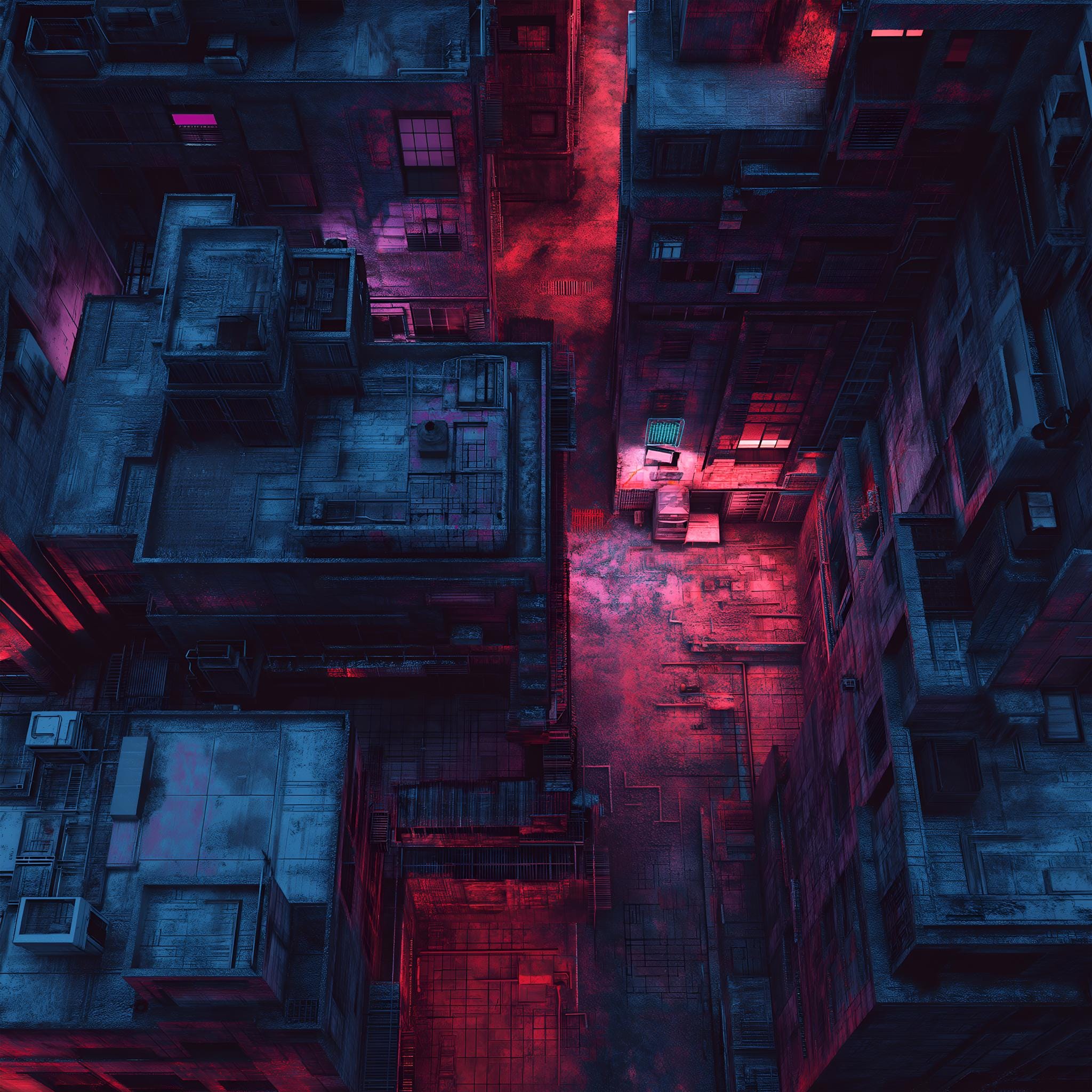 25 Cyberpunk Apartment Complex Battlemaps for Rpg,maps for Dungeons ...