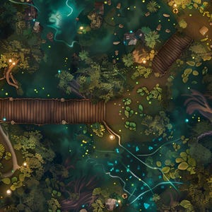 Jungle and Forest Battle Maps Bundle for Rpg,maps for Dungeons ...