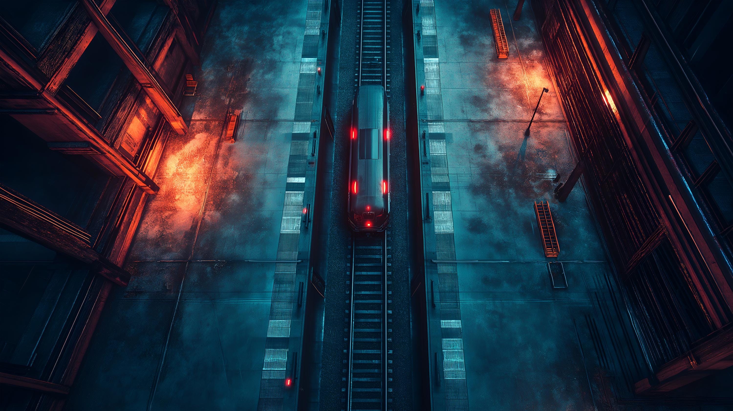 37 Cyberpunk Train Station Battle Maps for Dnd and RPG – Sci-fi Digital ...