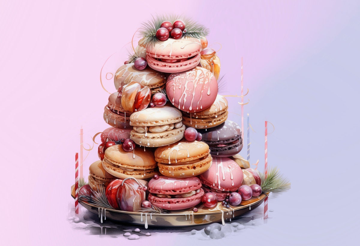 Christmas Macaroons Cookie Clipart Png,macaroons, Cookie, PNG Clipart ...