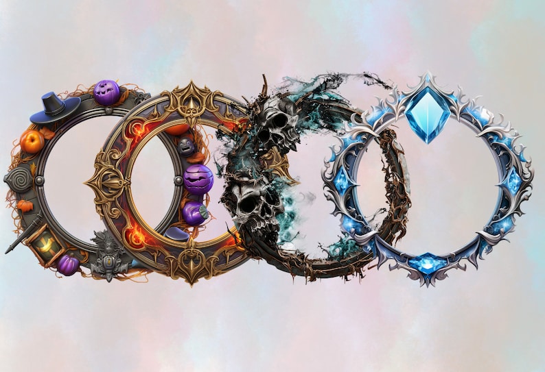 Border Frame Bundle Dnd Token Digital Token for Dnd, Foundry VTT ...