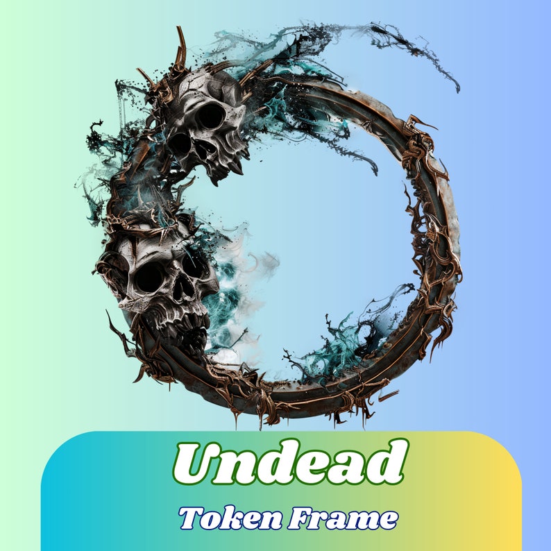Undead Token Border Frame Dnd | Digital Token for Dnd, Foundry VTT ...