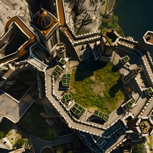 Castle Battlemaps Bundle for Rpg,maps for Dungeons & Dragons,battle Map ...